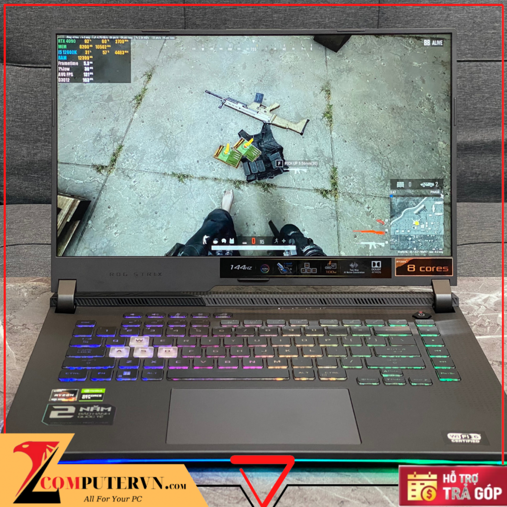 Laptop Asus ROG Strix G15 G513IH R7 4800H/RAM 8GB /M2.SSD 512GB/ LCD 15.6 FHD 144HZ /NVIDIA ...