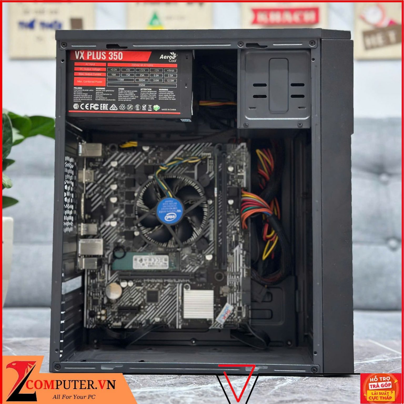 BỘ MÁY TÍNH ASUS H510M-K/ I3 10105/8GB/SSD 256GB/NGUỒN 350W/CASE VĂN PHÒNG